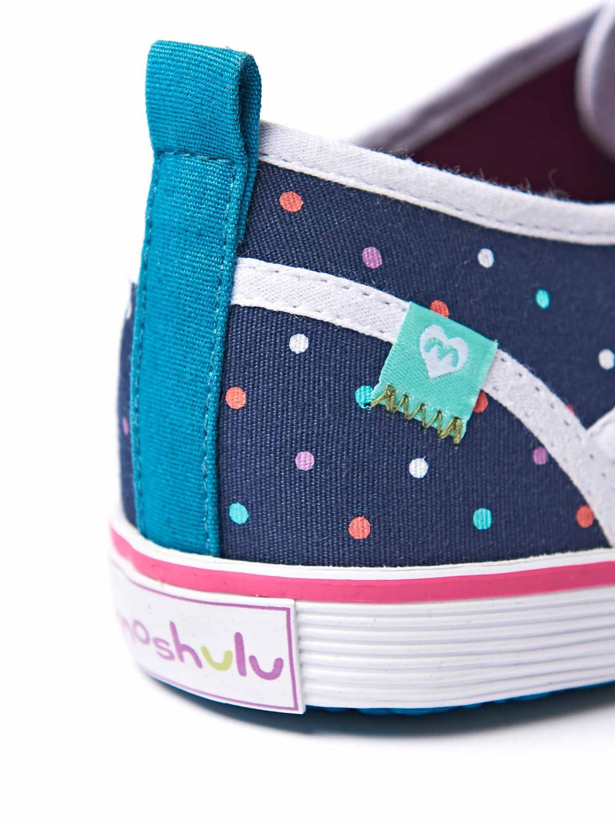 CUDDLY TOY 2 RHUBARB MINI SPOT | Red lace-up canvas shoes | Moshulu ...